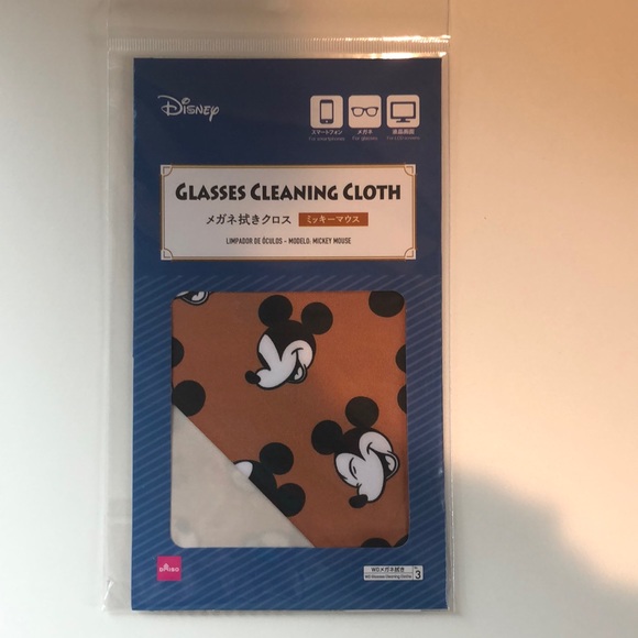 Disney | Accessories | Disney Mickey Glass Cleaning Cloth | Poshmark